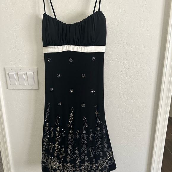 Ruby Rox | Dresses | Ruby Rox Black And White Sequin Sheath Dress | Poshmark